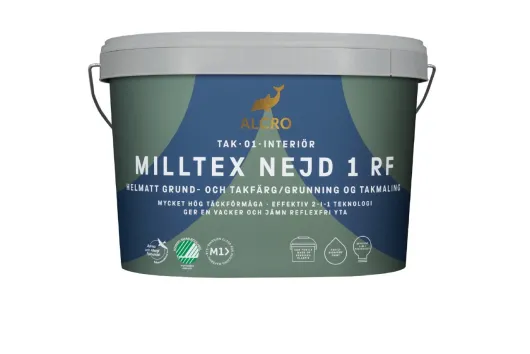 Milltex Nejd 1 RF Helmatt Grund- och Takfärg | Alcro Färg