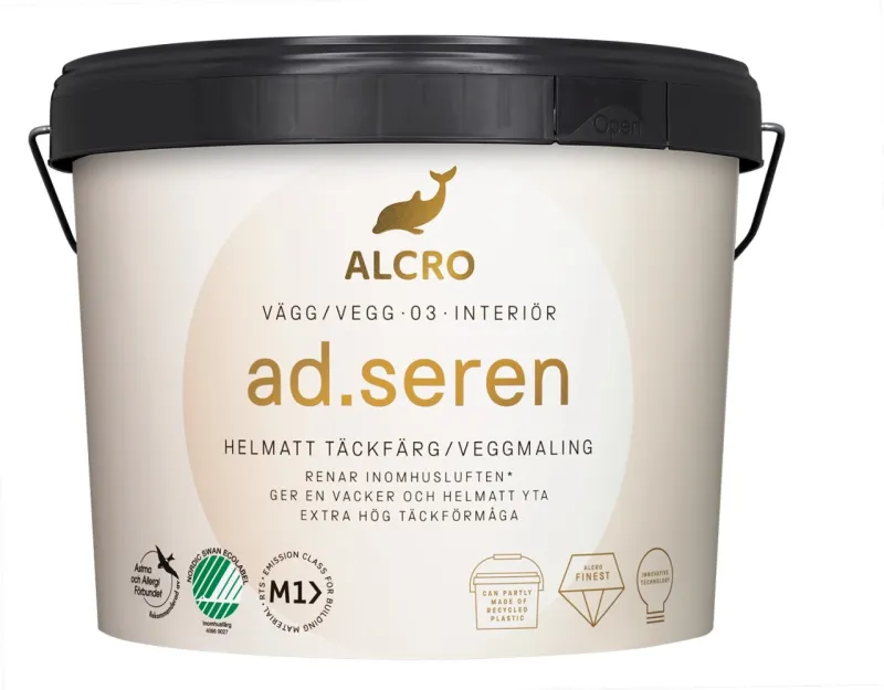 ad.seren Helmatt Täckfärg | Alcro Färg