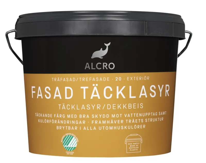 Fasad Täcklasyr | Alcro Färg