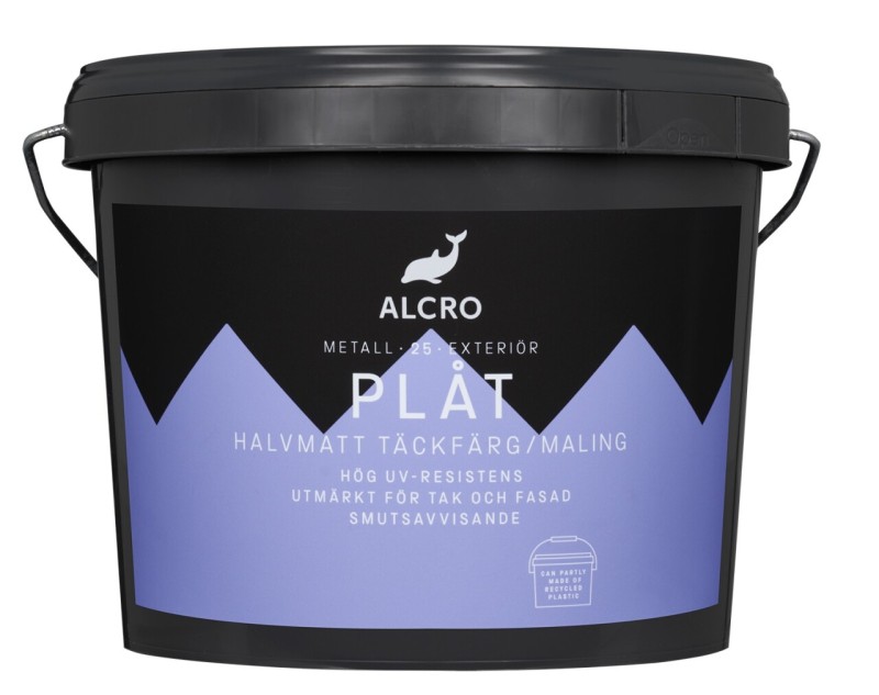 Plåt Halvmatt Täckfärg | Alcro Färg